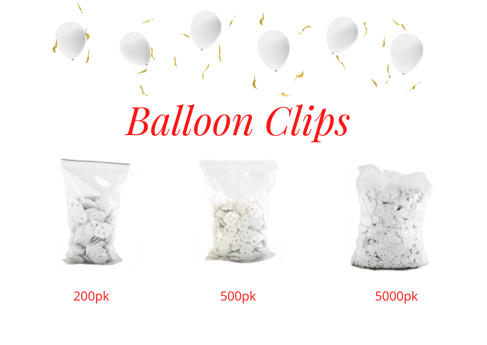 Balloon Clips SB-balloon clip - Value Added Promotions