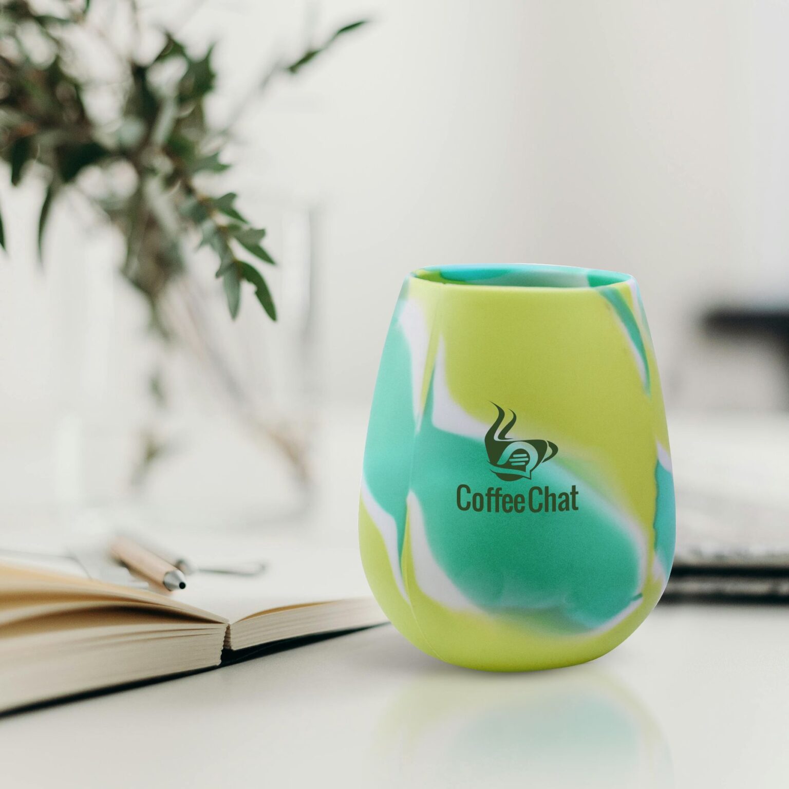 Custom Egg Shaped Silicone Cup PC-PCD036 - Value Added Promotions