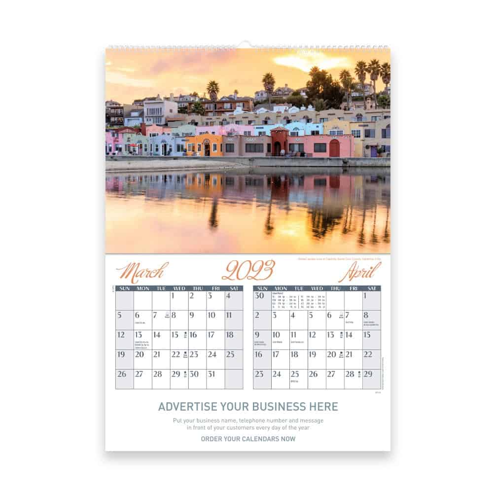World Discovery Wall Calendar CR-WD18 - Value Added Promotions